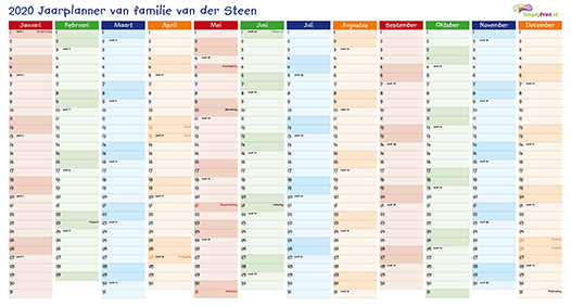 Jaarplanners - SimplyPrint